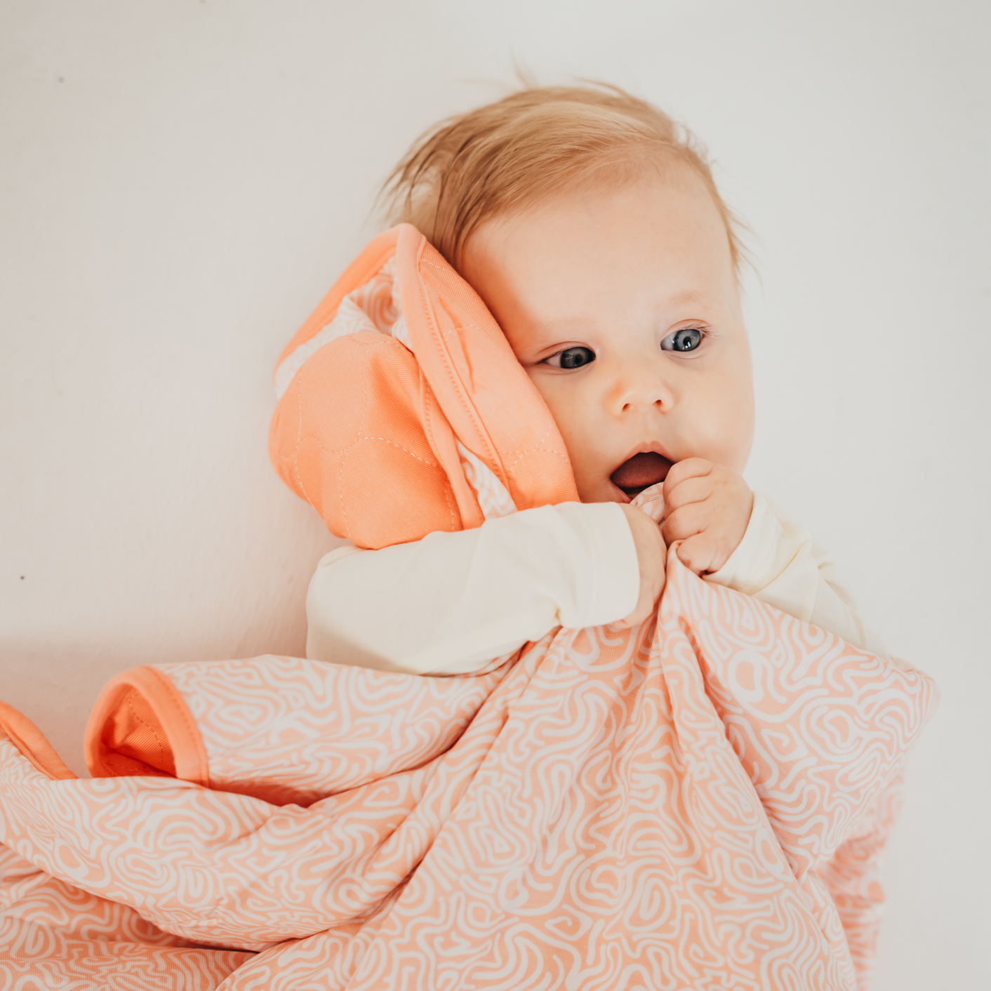 peach baby blanket